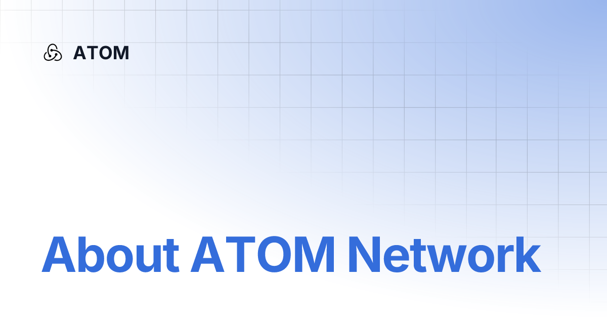 About ATOM Network | ATOM